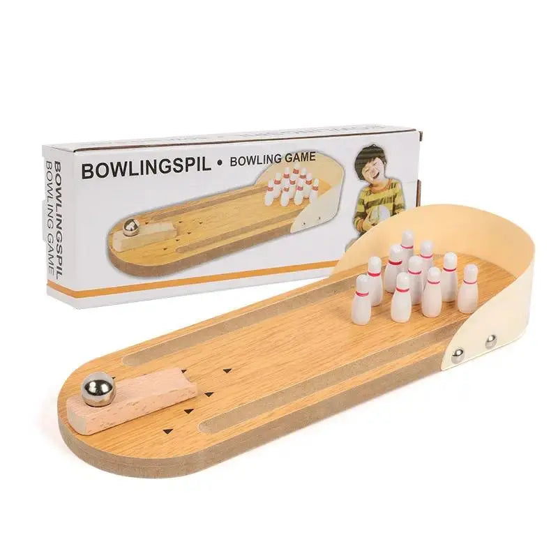 Children's Educational Mini Bowling Wooden Toys - Aussie Slime Co.