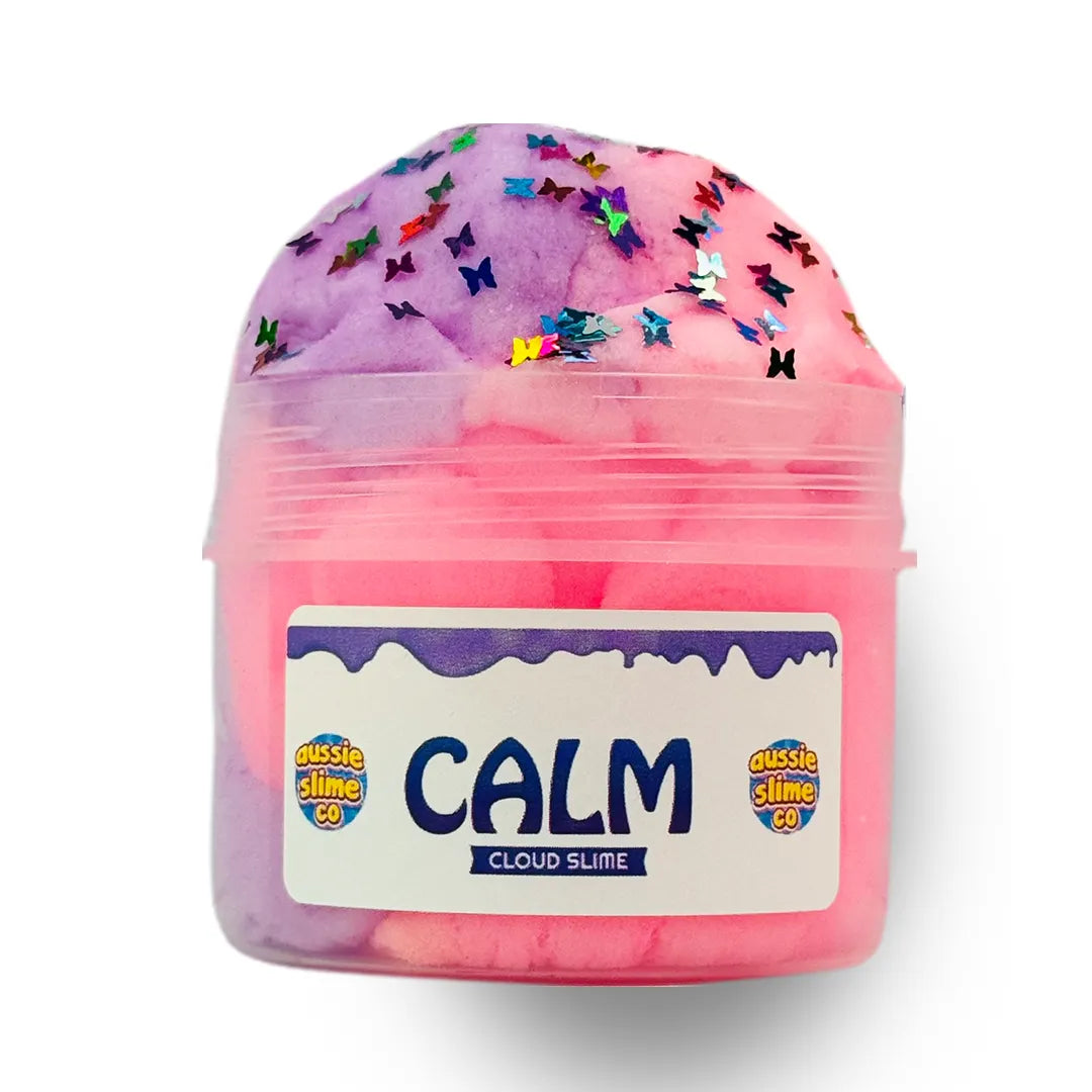 Calm Cloud Slime with Rose & Lavender - De-Stress & Unwind!