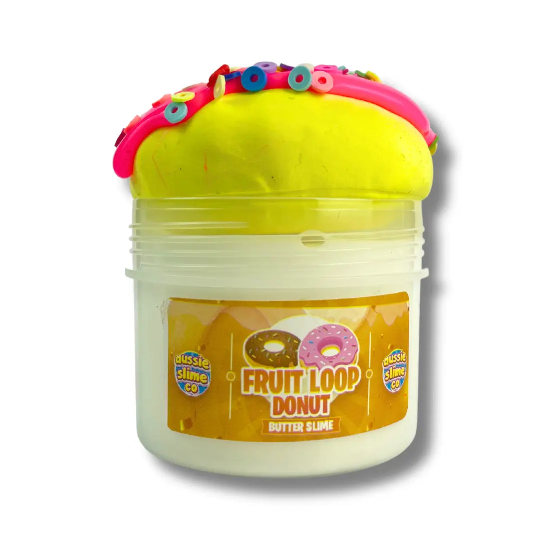 Fruit Loop Donut DIY Slime | Aussie Slime Co. | Online Slime Shop