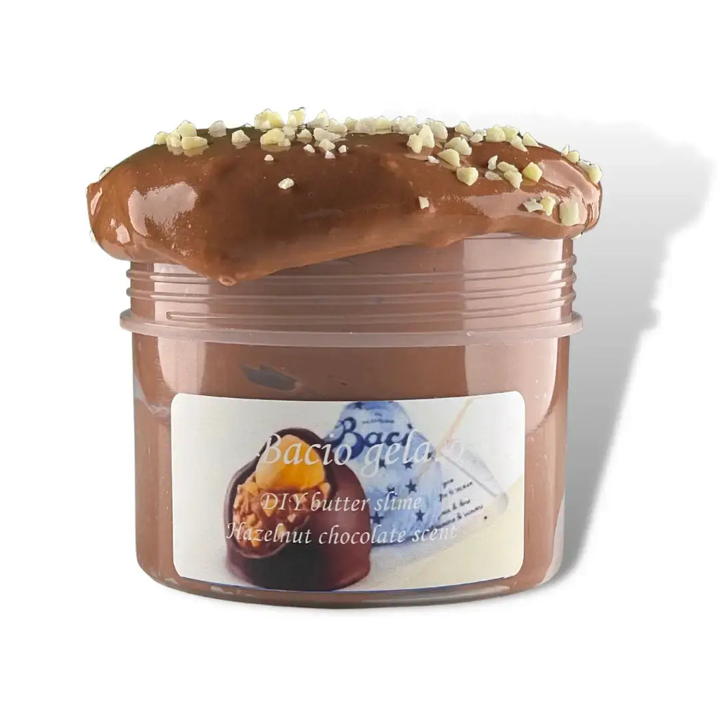 DIY Bacio Gelato Slime - DIY Hazelnut Scented Slime