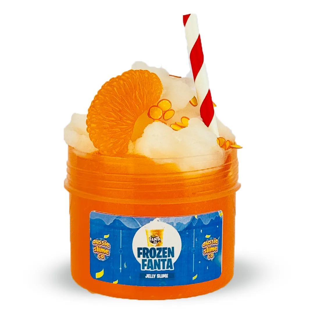 Dive into Frozen Fanta DIY Slime Kit | Orange Jelly Slime.