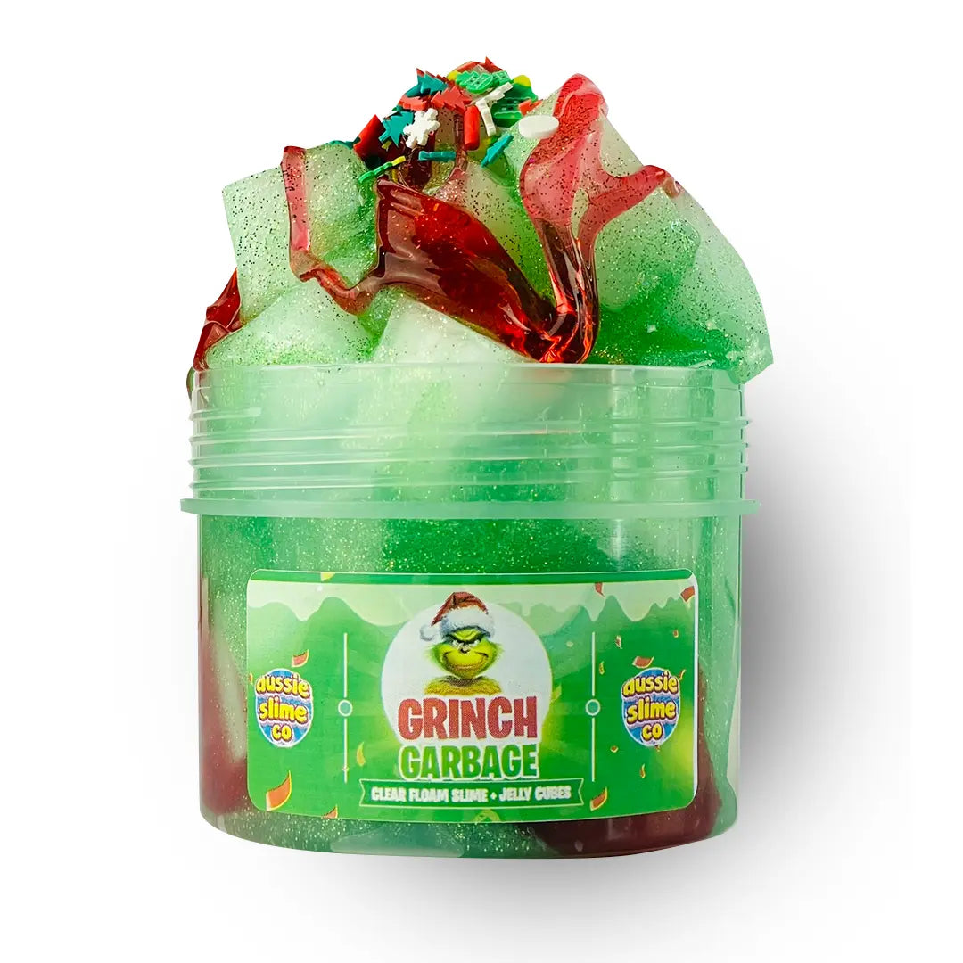 Grinch Garbage DIY Slime | Aussie Slime Co. | Online Slime Shop