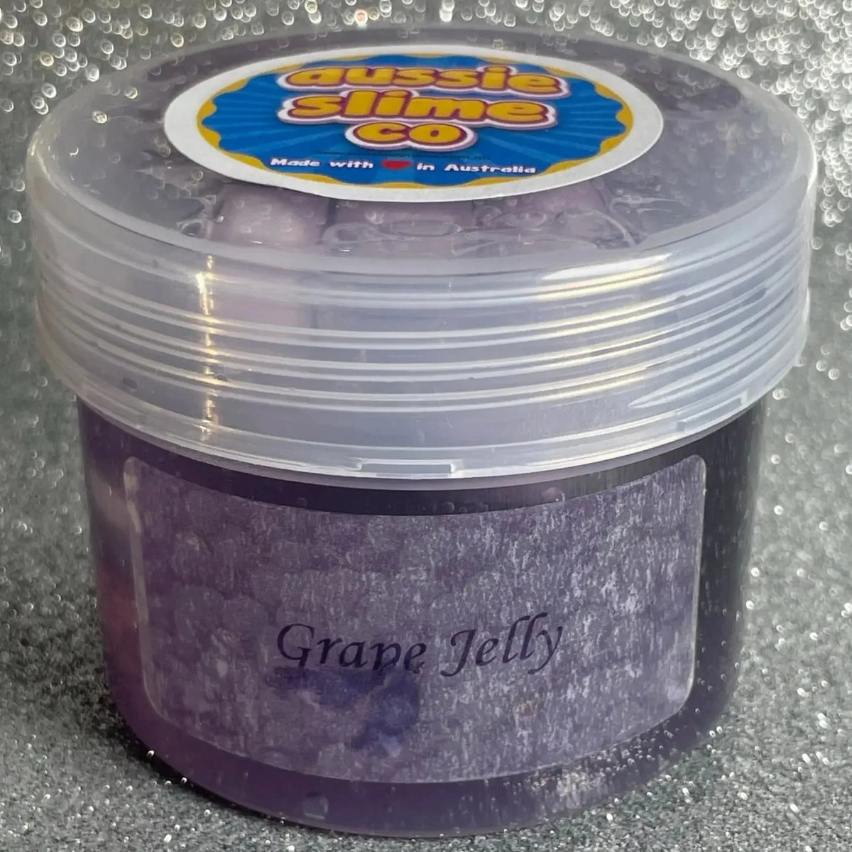 Grape Jelly Slime | Clear Slime with Jellies