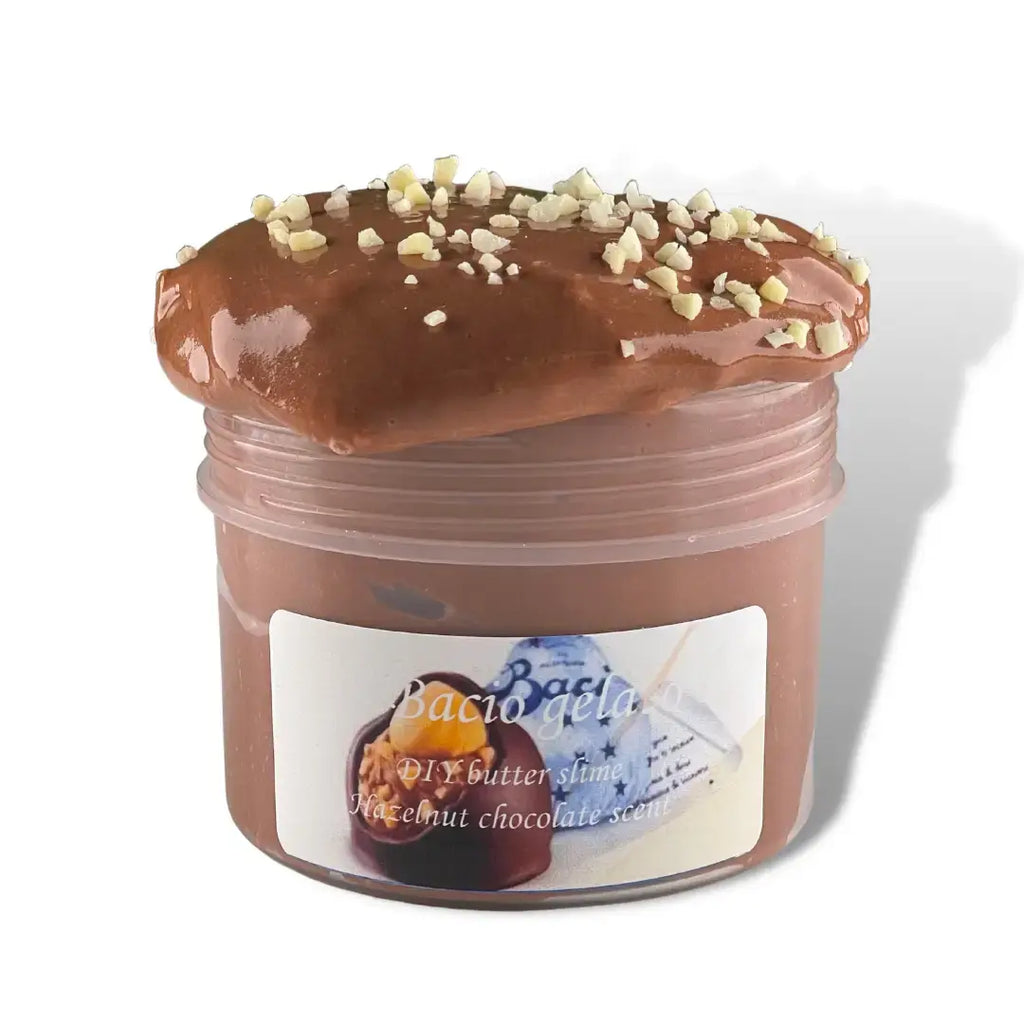 DIY Bacio Gelato Slime - DIY Hazelnut Scented Slime