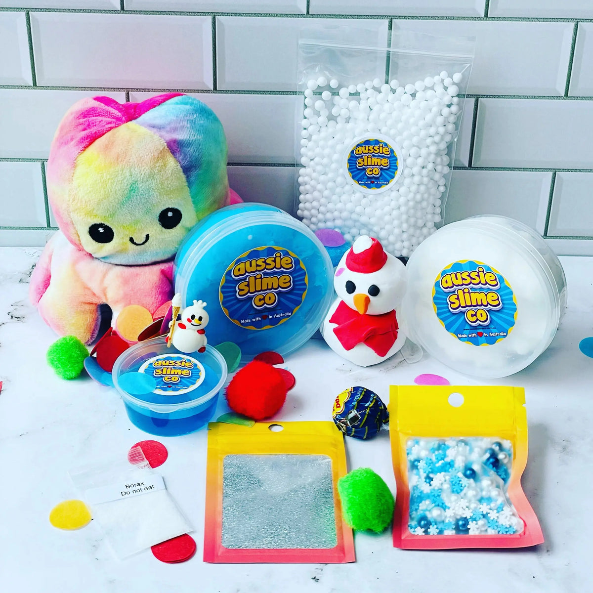 Snowonder Christmas Slime Gift Box - Christmas Gift Idea for Kids